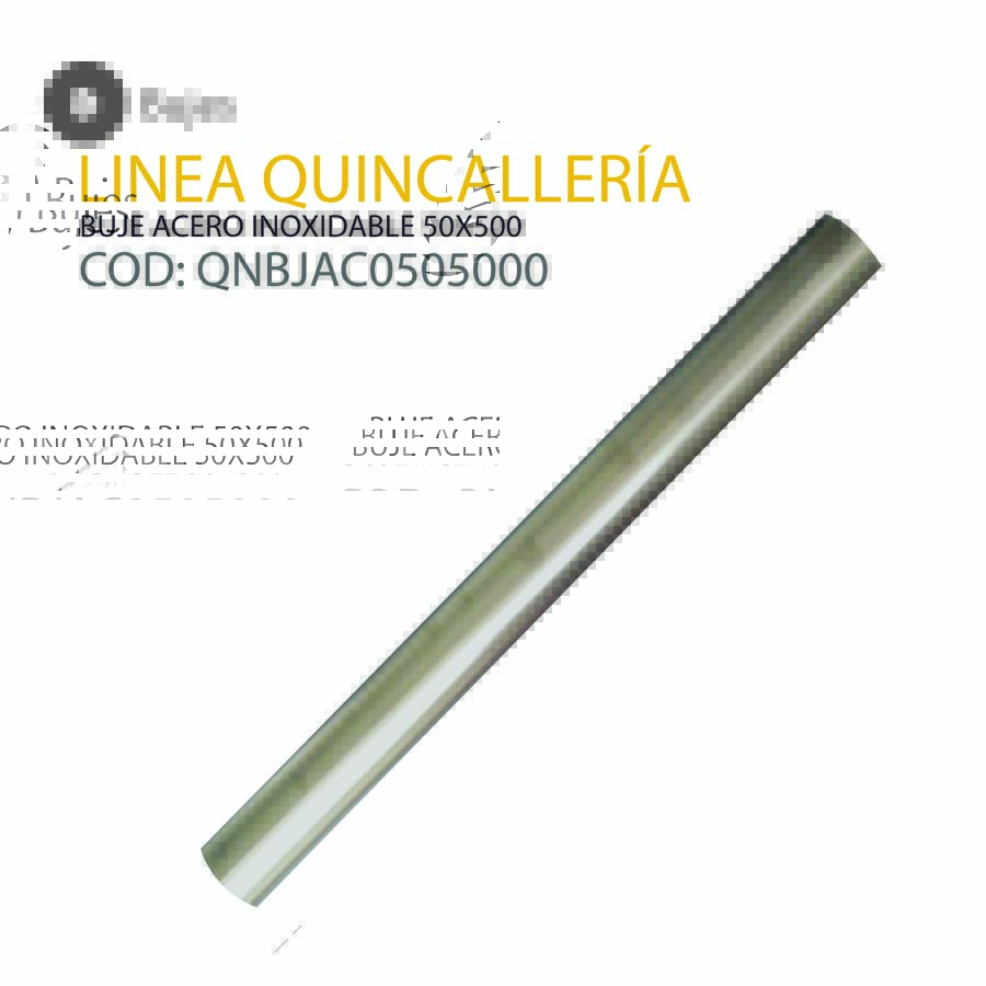 Buje Acero Inoxidable 50x500 - Prorack