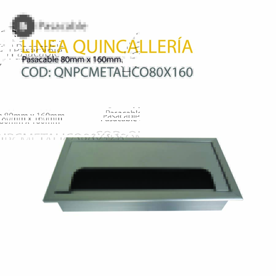 Pasacable 80x160mm - Prorack